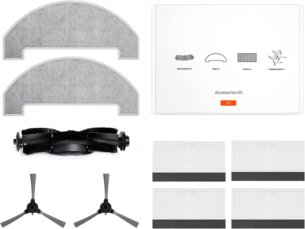 Accessories Kit for D7 Robot Vacuum Cleaner